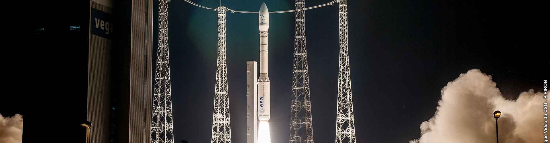 Launch of Arianespace Vega with SSMS (Small Spacecraft Mission Service ...