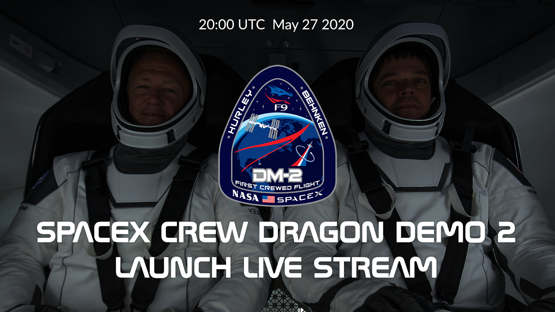 Launch of SpaceX Falcon 9 Block 5 with Crew Dragon Demo-2 - SPACETV.NET